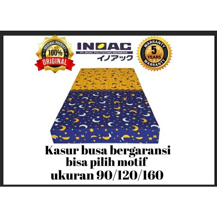 Jual Kasur Busa INOAC Bergaransi 200 x 140 x 10 cm dan 200 x 160 x 10 ...