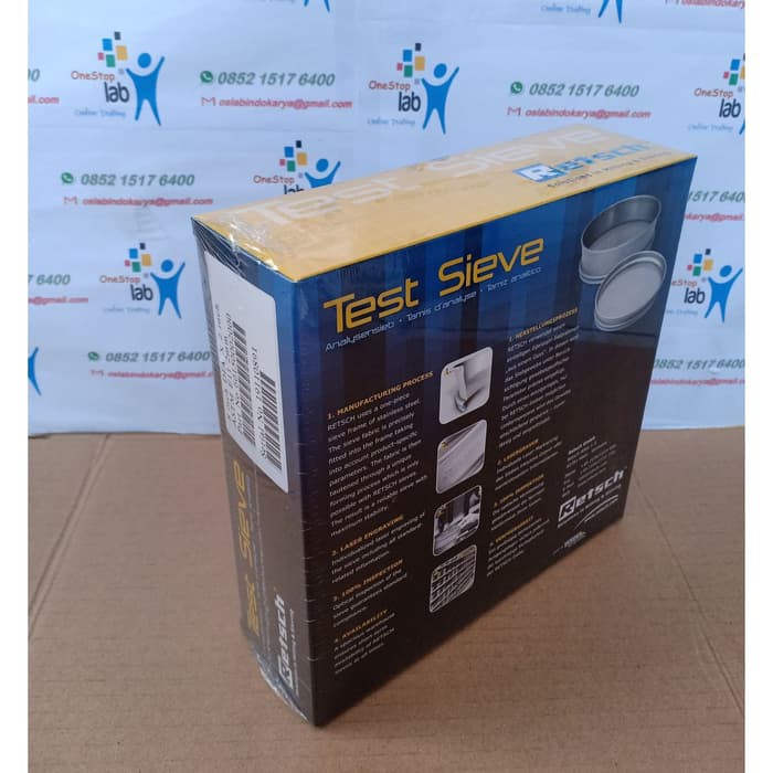 Jual RETSCH Test Sieve Mesh 25 Size 710 Micron Ayakan Dia 8x2 inch ...