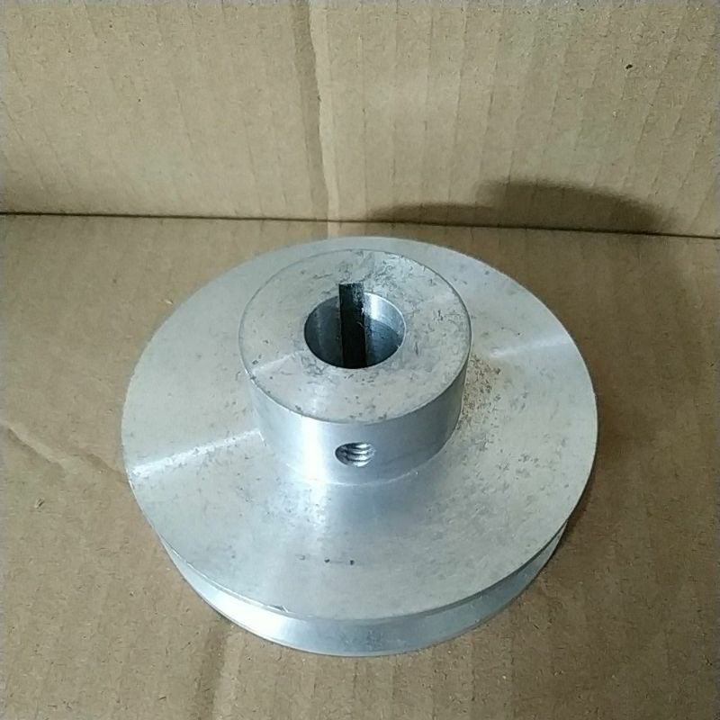 Jual Puli Pulley pully A1 - 4 inch as 19 mm poly pully alumunium ...