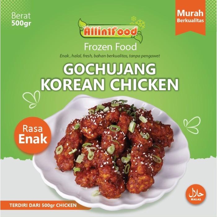 Jual Korean Chicken Gochujang Ayam Saos Korea Frozen Food Halal ...