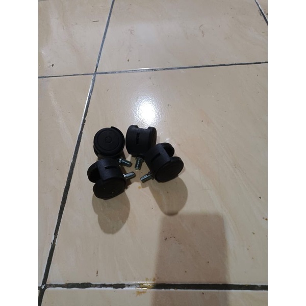 Jual roda kaki gawangan hitam roda hrg satuan | Shopee Indonesia