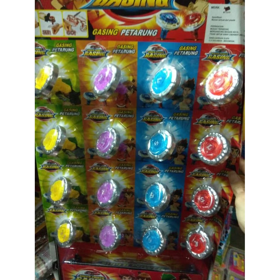 Jual GASING BEYBLADE SUPERPOWER ISI 16 PCS, MURAH MERIAH !!! | Shopee ...