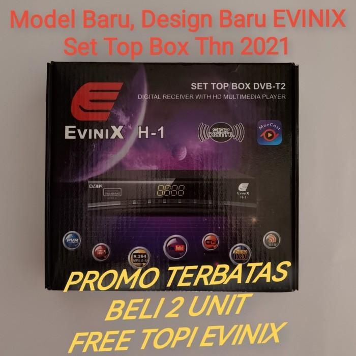 Jual Receiver Evinix H-1 Dvb-T2 Set Box Tv Digital H-1 (Tanpa Kabel Hdmi) | Shopee Indonesia