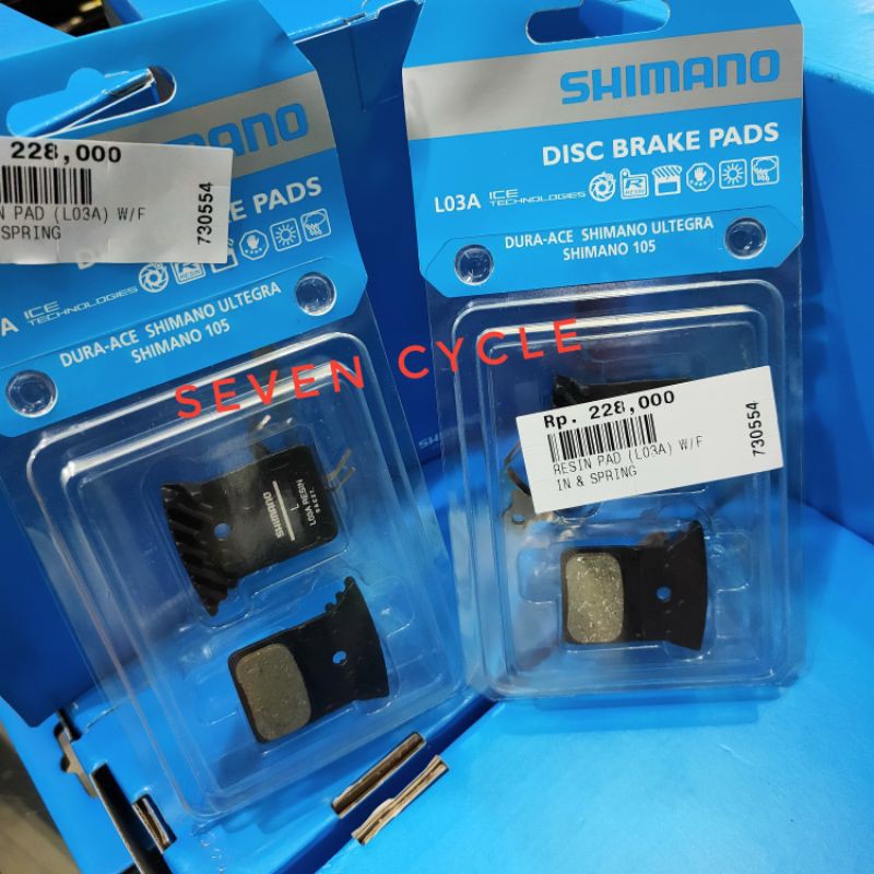 Jual Brake pads Disc L03A hidraulic Shimano Ultegra dura ace 105 ice ...