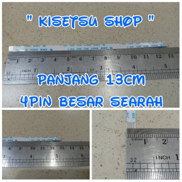Jual Kabel Flexibel 4 Pin Besar Searah Panjang 13cm - Ukuran Pin 1mm ...