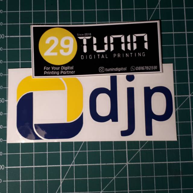 Jual Sticker stiker cutting decal direktorat jendral pajak DJP | Shopee ...