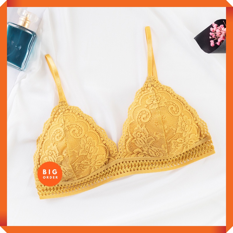 Jual BH bra wanita Bra Sexy Model Segitiga Tanpa Kawat Bahan Lembut dan ...