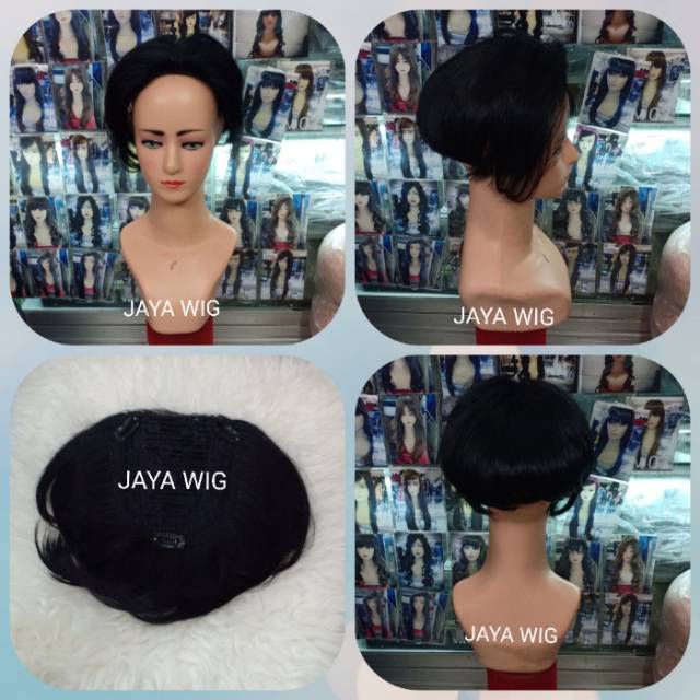 Jual TOUPEE CLIP RAMBUT ASLI /TOUPEE HUMAN HAIR | Shopee Indonesia