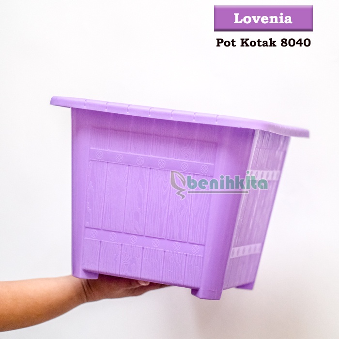 Jual Pot Tanaman-Bunga Kotak Warna 40 Motif Kayu (Lovenia) | Shopee ...