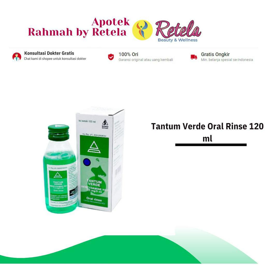 Jual TANTUM VERDE ORAL RINSE 120ML (NEW) | Shopee Indonesia