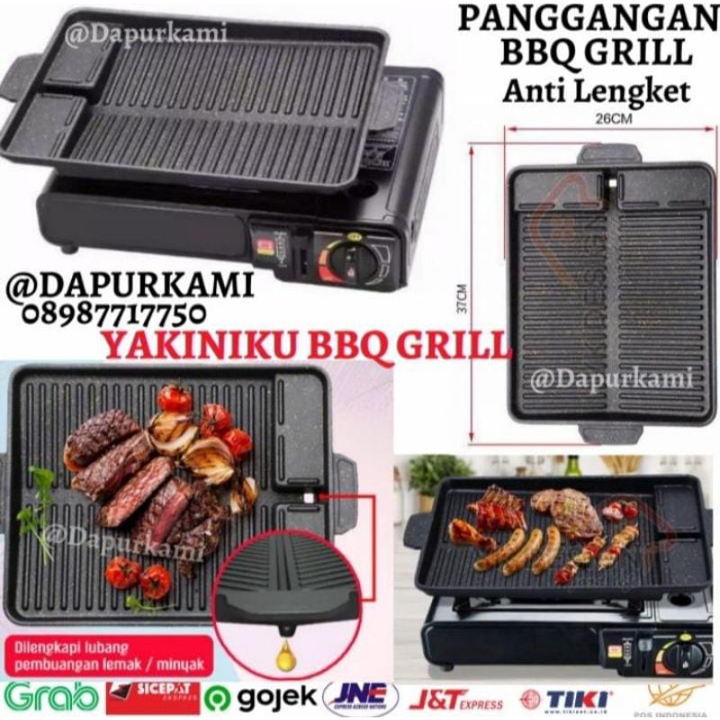 Jual KOREAN GRILL PAN • TEPLON PEMANGGANG BARBEQUE YAKINIKU BBQ Grill ...