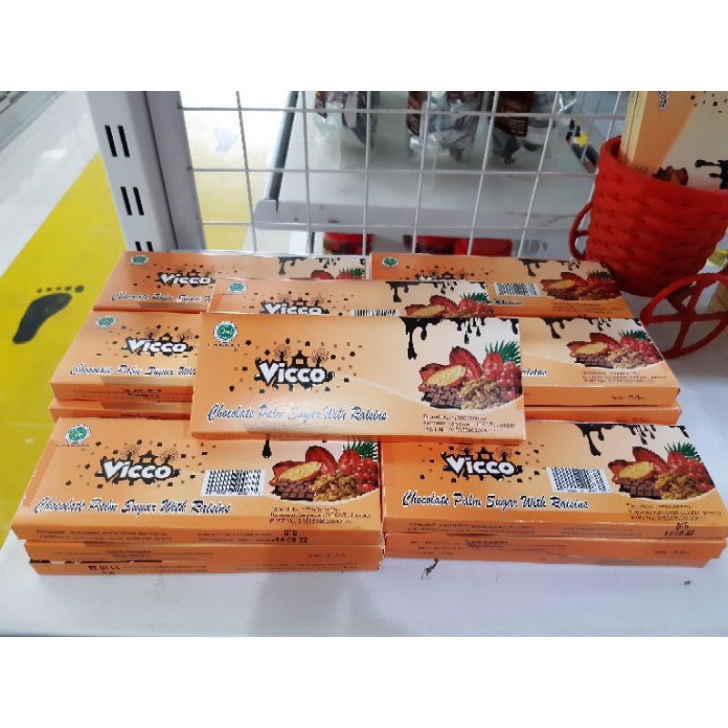 Jual Vicco Cokelat Extra Dark Palm Kismis by Puslit Koka Jember | Shopee Indonesia