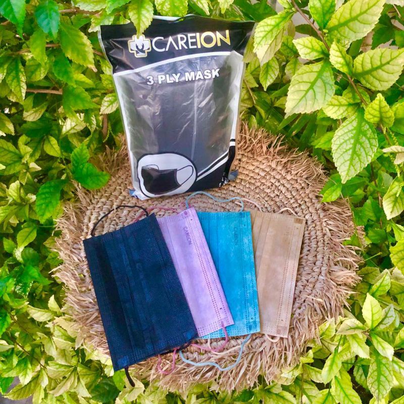 Jual MASKER EARLOOP CAREION 3PLY - MASKER MERK CAREION LARIS ISI 50PCS ...
