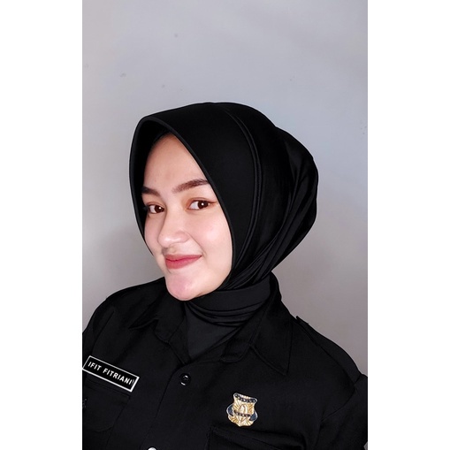 Jual Jilbab Dinas ANTI TEMBEM Murah psh bhayangkari/persit/polwan/pnspolri/pns dishub/ | Shopee ...