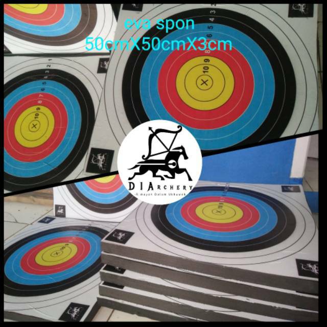 Jual Target dengan Spon, Target Bulat, Target Puta, Target Murah Tebal ...