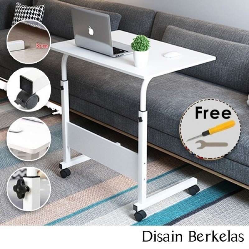Jual MEJA LAPTOP DORONG/MEJA KERJA/MEJA BELAJAR/SERBA GUNA | Shopee ...