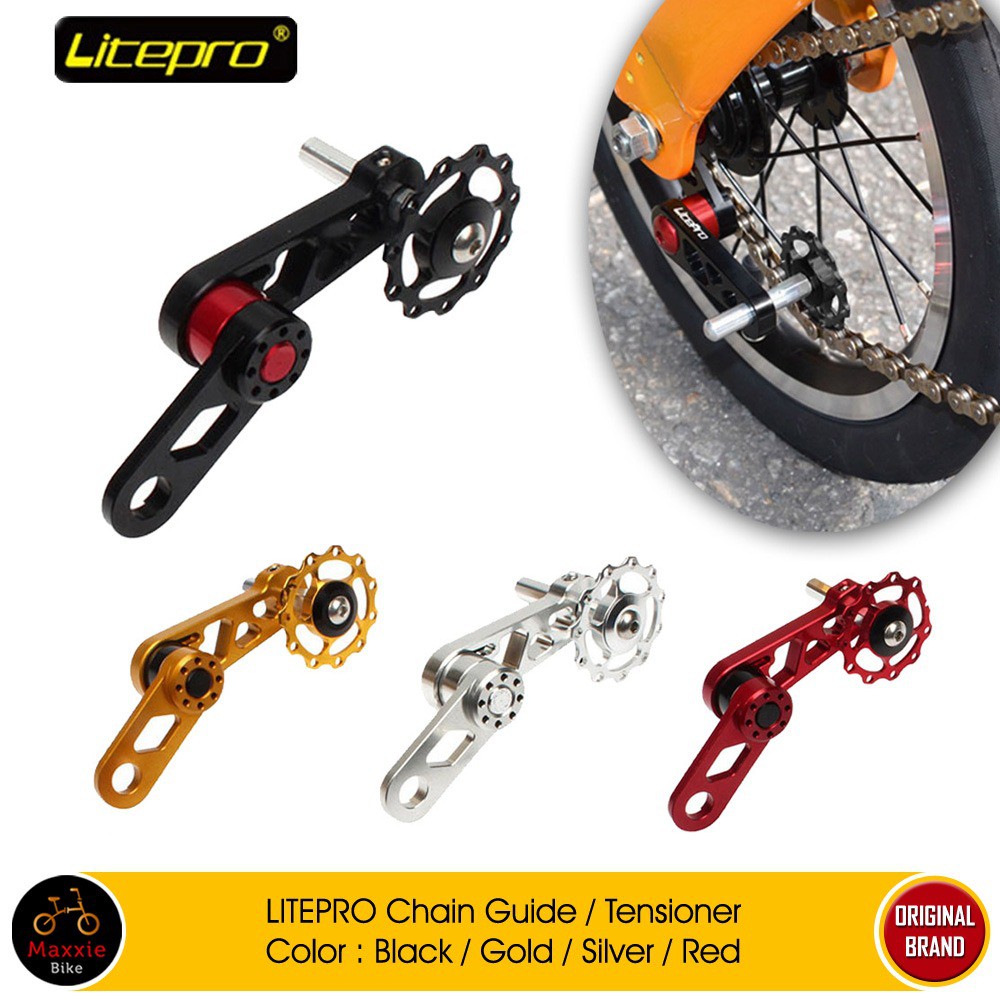 Jual Tensioner Litepro Chain Guide Rantai Pulley Sepeda Lipat – 4 Warna ...