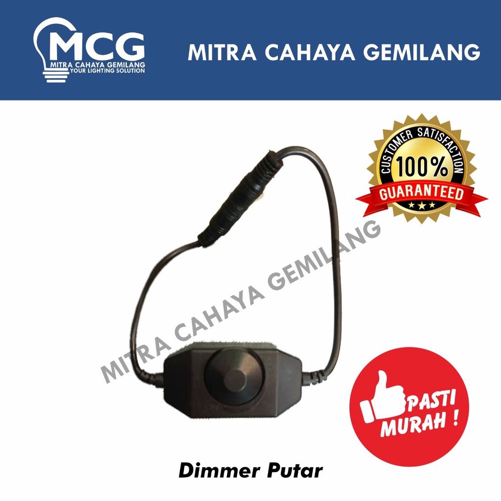 Jual Dimmer Putar untuk mengatur keterangan cahaya Dimmer Hitam DC 12 ...