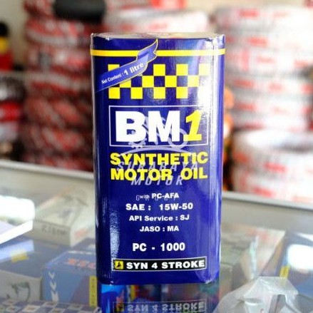 Jual Oli Mesin BM1 Sae 15W-50 1L PC - 1000 Mesin | Shopee Indonesia