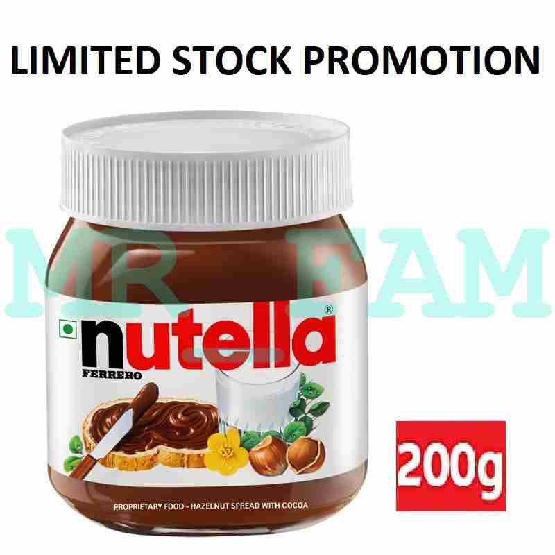 Jual NUTELLA 200G/NUTELLA FARRERO 200G/SELAI COKLAT NUTELLA 200G ...