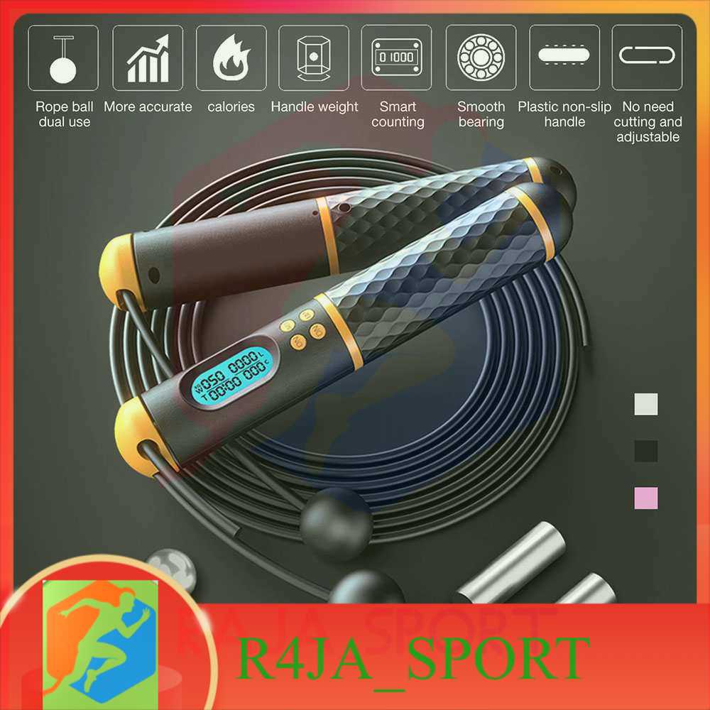 Jual Rooper Tali Skipping Ropeless Weighted Ball Jump Rope LCD - EQ003 ... Jual Rooper Tali Skipping Ropeless Weighted Ball Jump Rope LCD - EQ003 ...