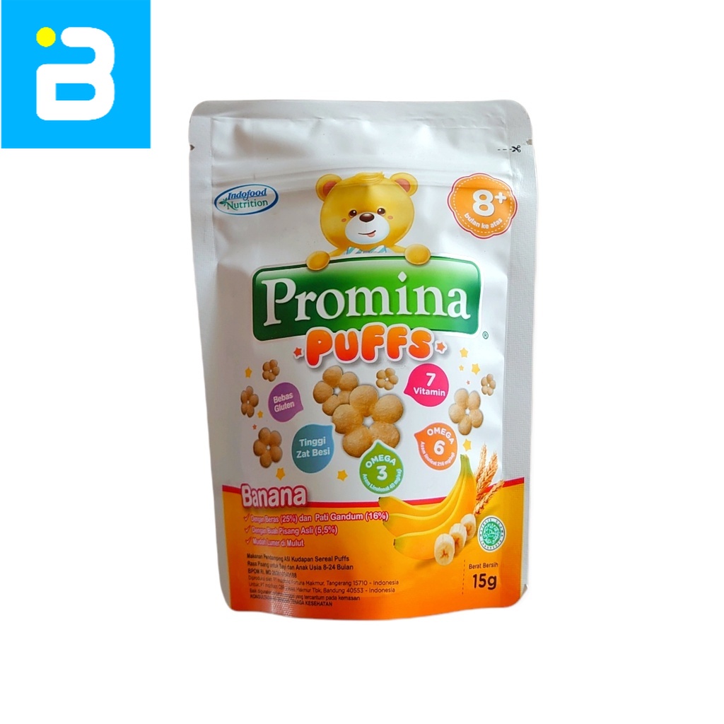Jual Promina Puffs Banana 8+ 15 G | Shopee Indonesia