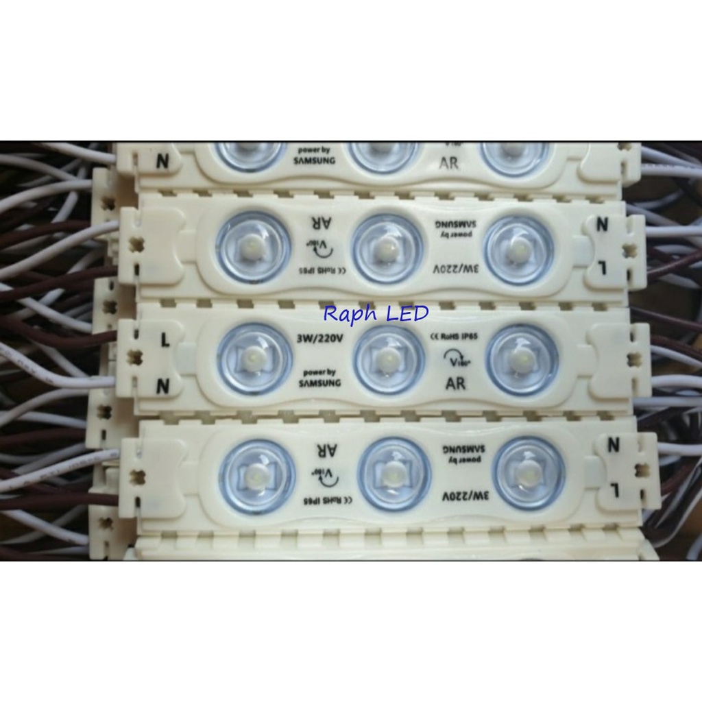 Jual led modul 220V / 3w 3watt putih high quality /LED MODULE 220 V 3 WATT | Shopee Indonesia
