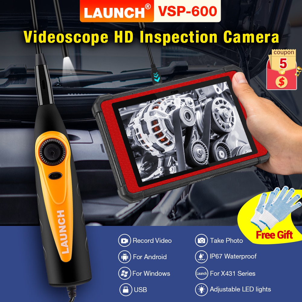 Jual PREORDER Launch VSP-600 Inspection Camera Videoscope 5.5MM VSP600 Borescope For Viewing ...
