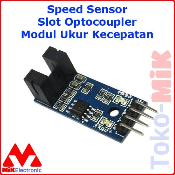 Jual MOTOR SPEED SENSOR MODUL UKUR RPM KECEPATAN SLOT OPTOCOUPLER ...