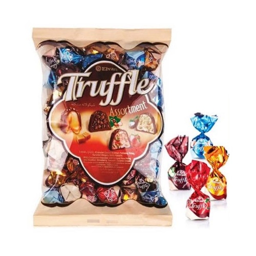 Jual Permen Coklat Chocolate Elvan Truffle Assortment 400 gram | Shopee ...