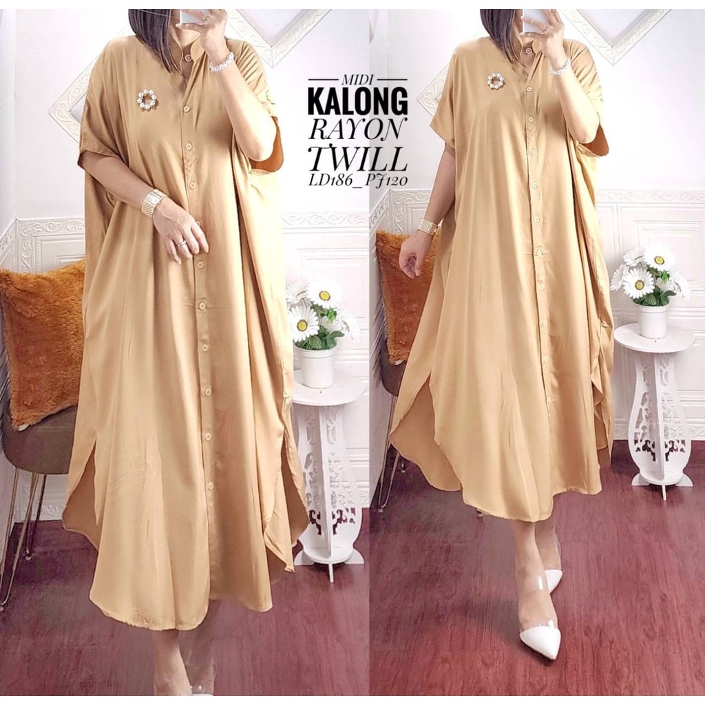 Jual Midi Batwing Kalong Premium Super Jumbo Polos / Midi kalong ...