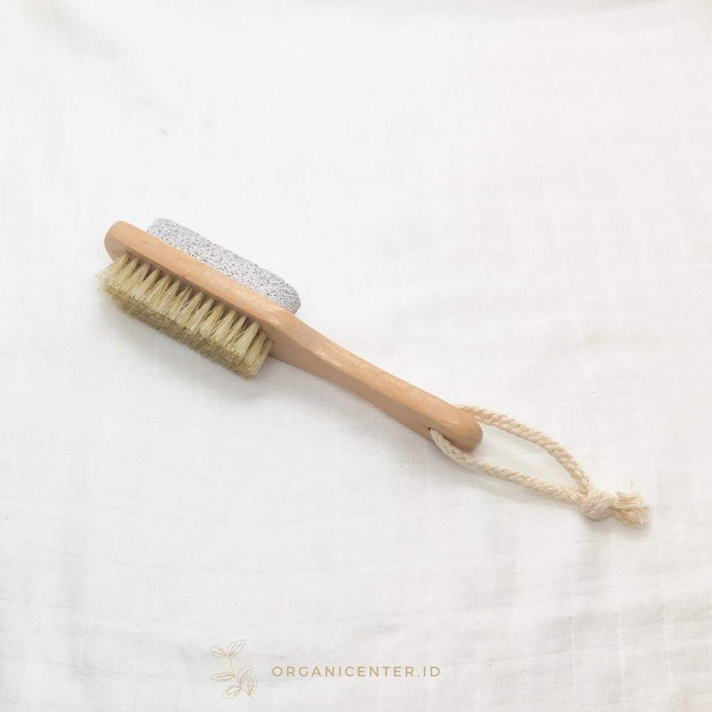 Jual Bamboo Foot Scrubber 2 in 1 Batu Apung Gosok Kaki Foot File ...