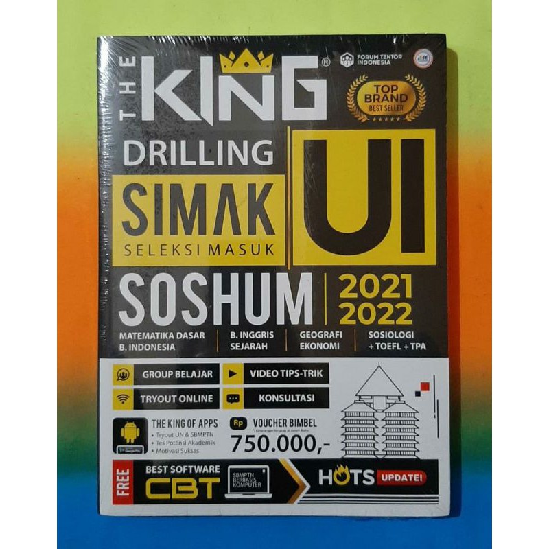 Jual BEST SELLER!!! The King Drilling SIMAK UI SOSHUM 2021 2022 - Forum Tentor Indonesia ...