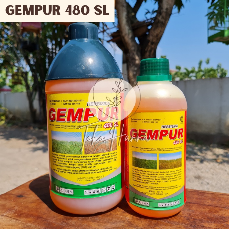 Jual GEMPUR HERBISIDA 480 SL - PEMBASMI RUMPUT LIAR | Shopee Indonesia