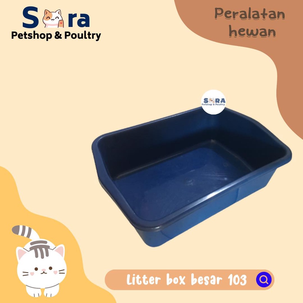 Jual LITTER BOX LITTERBOX TEMPAT PASIR KUCING WADAH PASIR KUCING ...