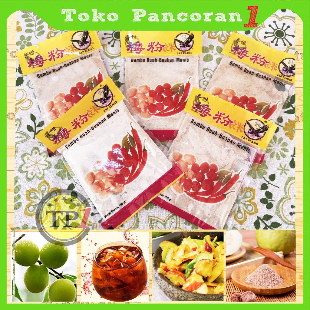 Jual garam rujak / garam penyedap buah /Bumbu Buah Pedas Manis Cap ...