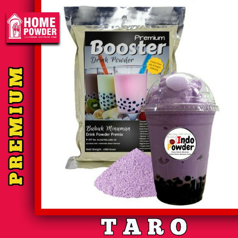Jual Bubuk Minuman Powder Booster PREMIUM Rasa Taro 1kg Premium Spesial ...