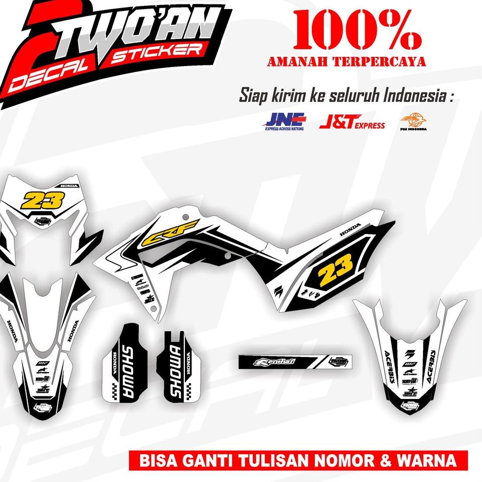 Jual Sticker decal crf 150l fullbody desain simpel keren [Bwp31au22ˢ ...
