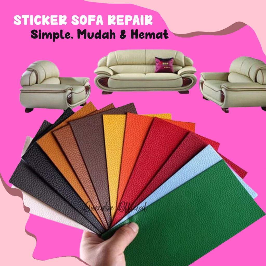 Jual Sticker Stiker Tambalan Penambal Perbaikan leather Repair Serba ...