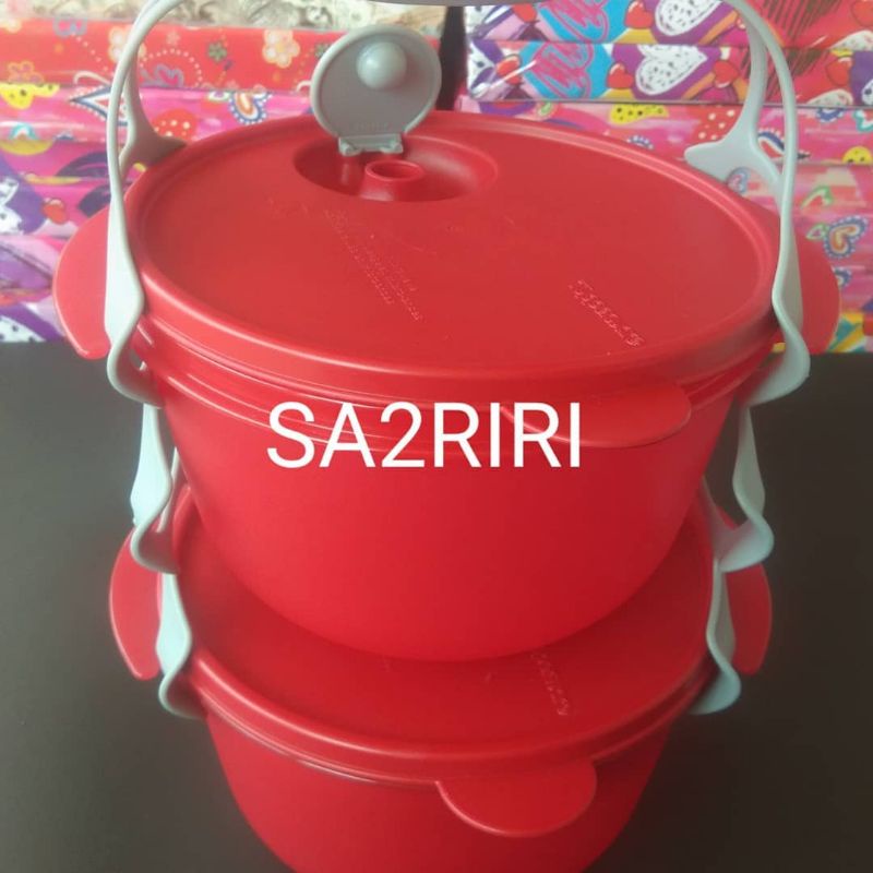 Jual CATER BOWL TUPPERWARE / RANTANG TUPPERWARE / RANTANG SUSUN 2 & 1 ...