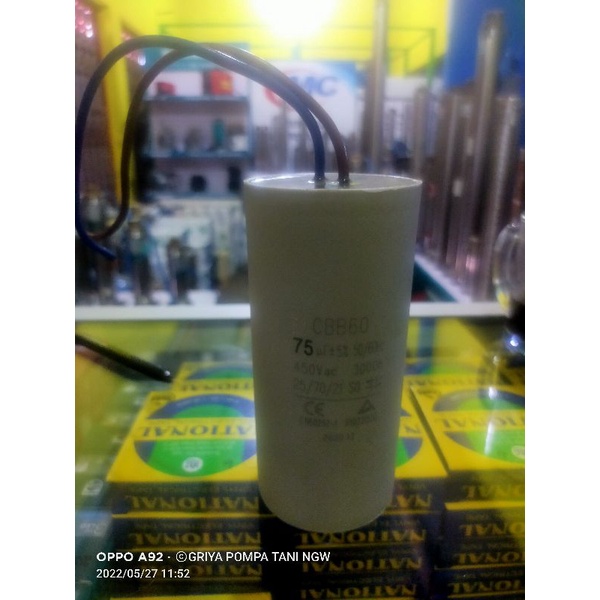 Jual Kapasitor / condensator pompa Sibel | Shopee Indonesia