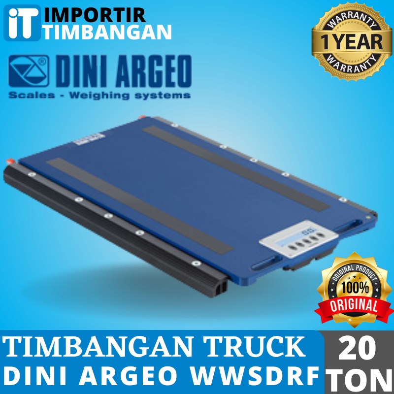 Jual Timbangan Mobil Portable Truck Scale Dini argeo WWSDRF 20 Ton 40 ...