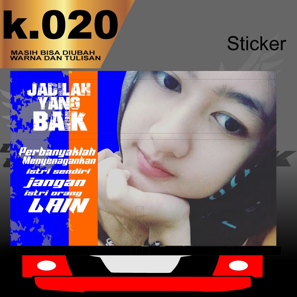 Jual Stiker Decal Bak Belakang Truk k.020 | Shopee Indonesia
