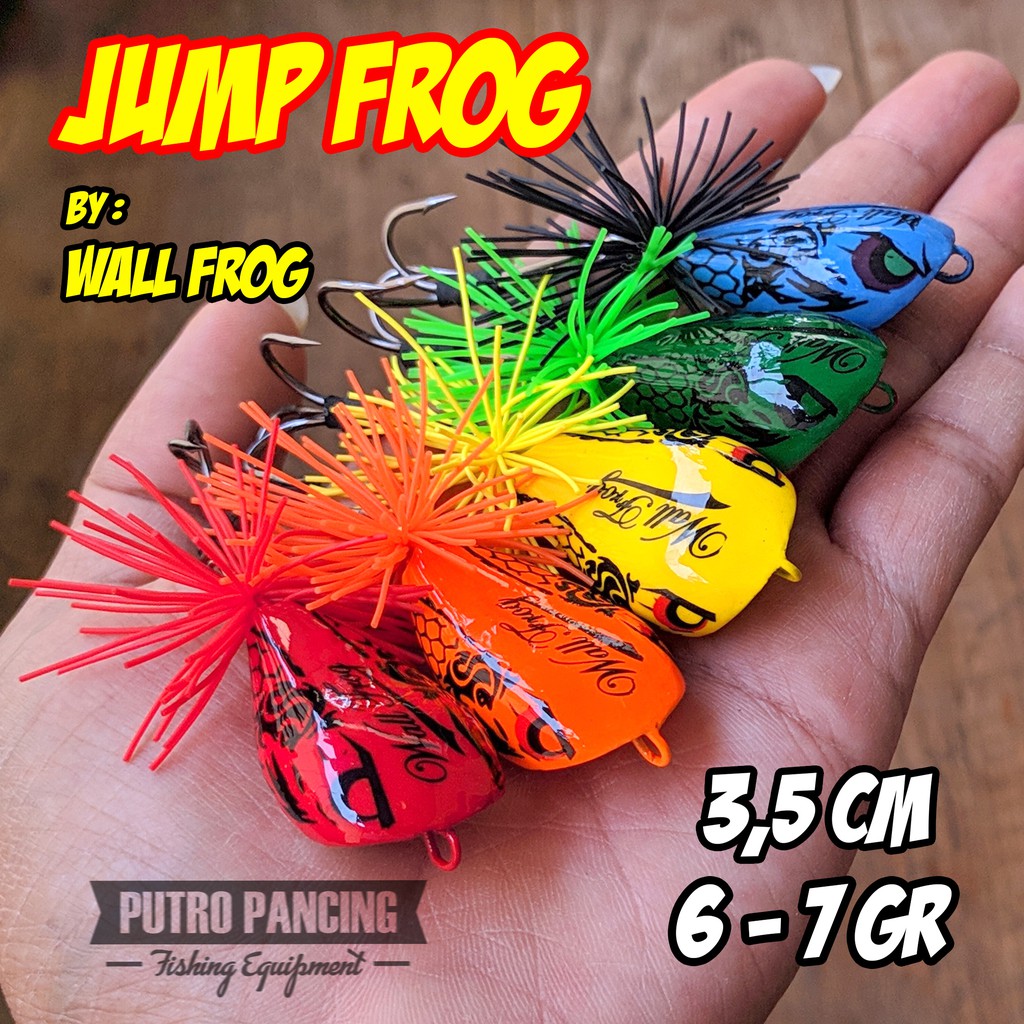 Jual Lure Jump Frog Oval Handmade Jumpfrog | Shopee Indonesia