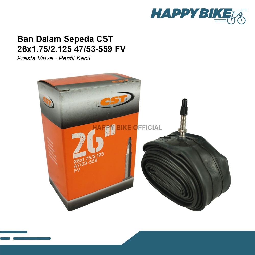 Jual CST Tube Ban Dalam Sepeda MTB City Bike DH FR 26 x 1.75/2.125 SV/FV | Shopee Indonesia