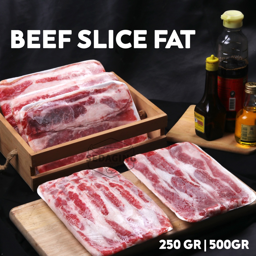 Jual Daging Slice Sapi / US Beef Slice Fat PREMIUM Halal Bandung ...