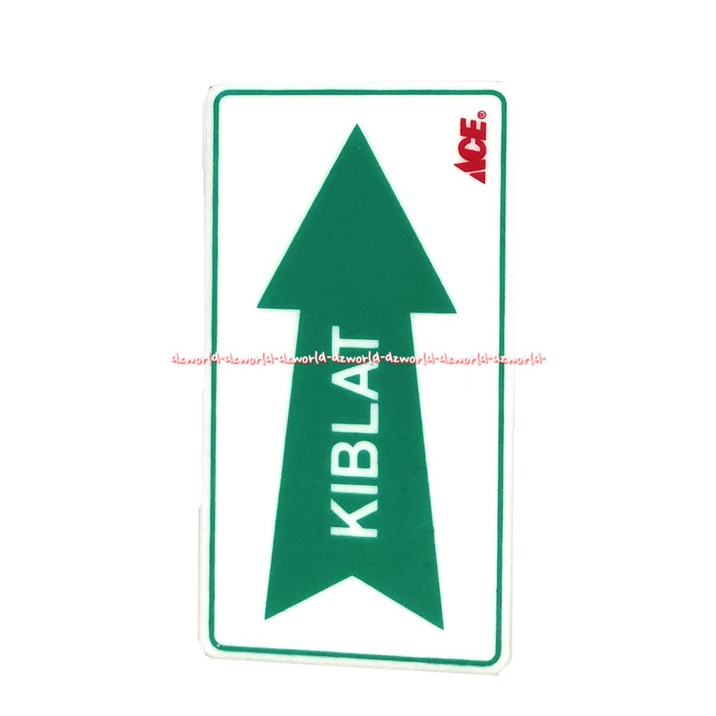 Jual Kris Sign Kiblat Acrylic Stiker Tanda Logo Arah Tanda Shalat Ka ...