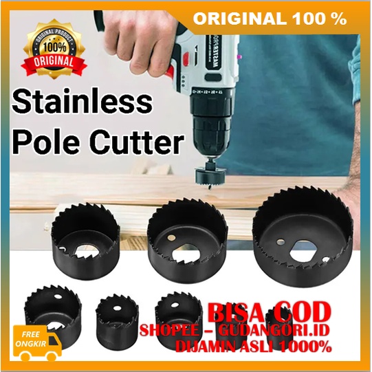 Jual Pole Cutter Hole Saw Mata Bor Pembuat Lubang Pada Kayu, Paralon ...