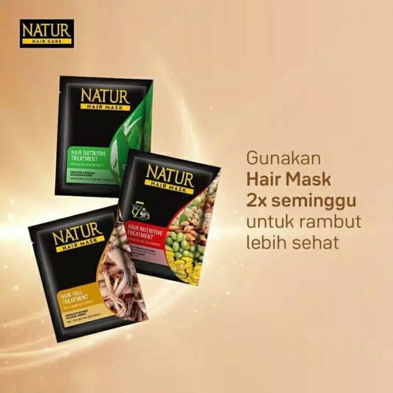 Jual ⭐BAGUS⭐ NATUR HAIR MASK / SHAMPOO | Masker Rambut Ginseng / Aloe ...