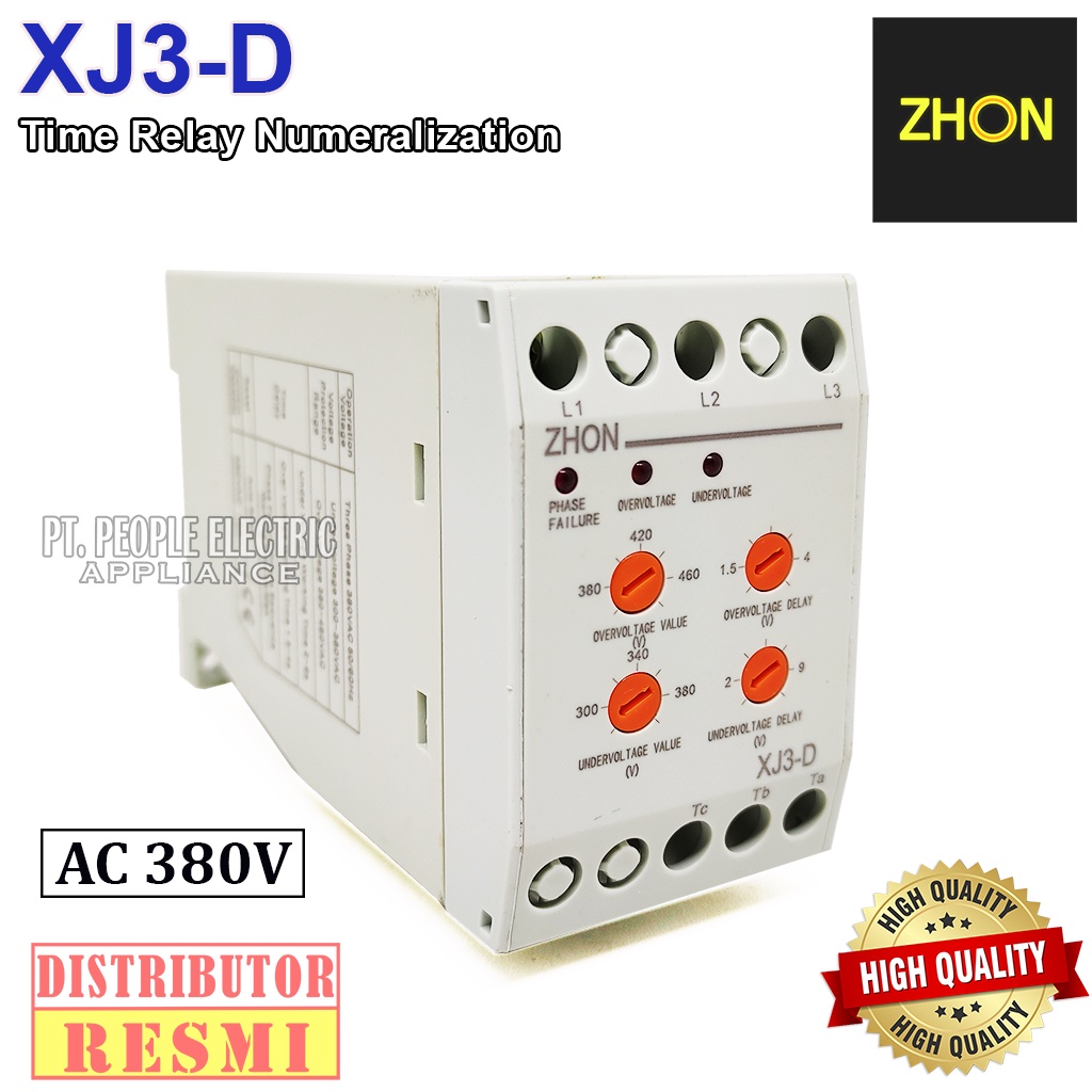 Jual Phase Failure Relay XJ3-D AC 380V | Shopee Indonesia